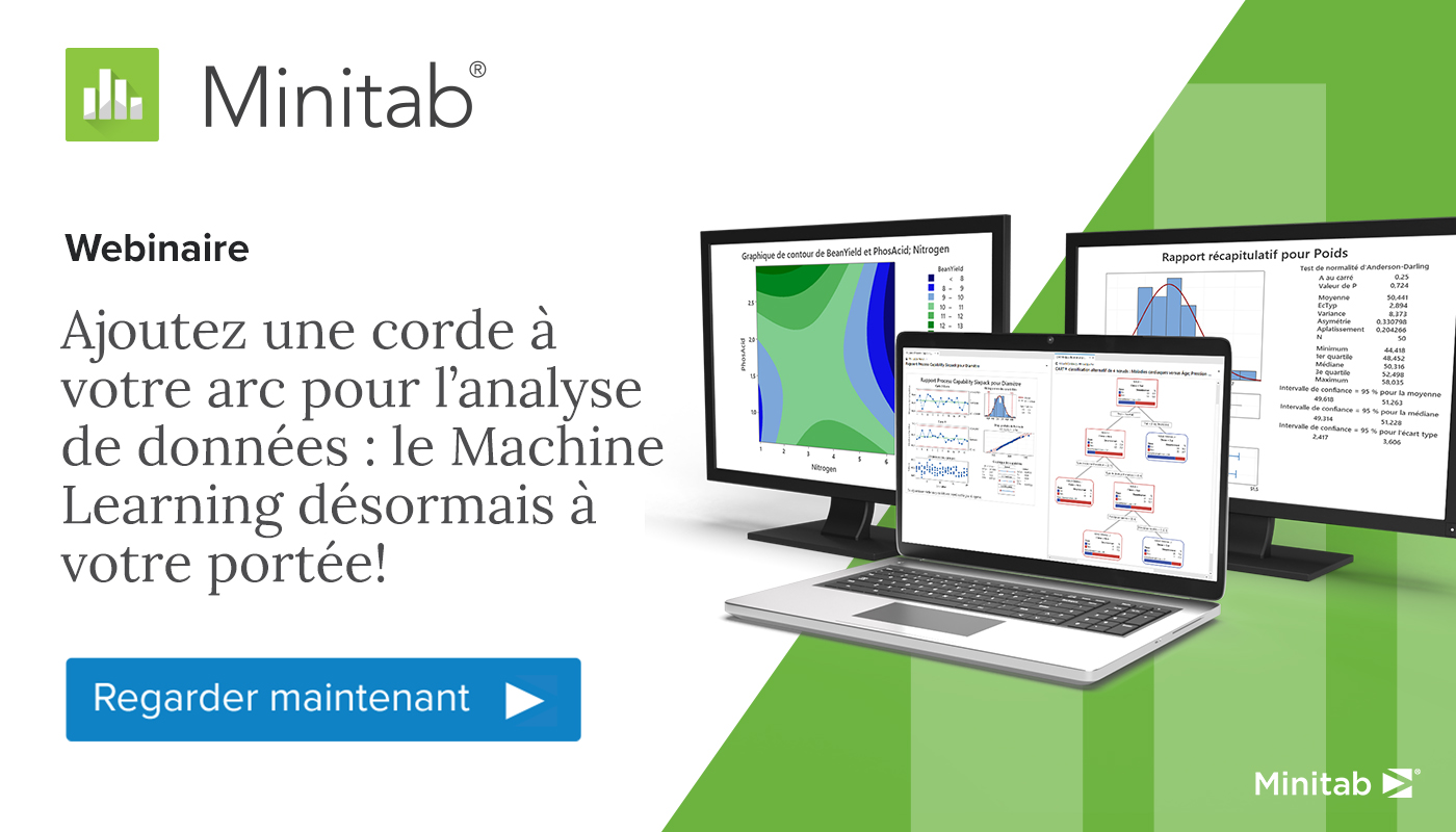 Vidéo du webinaire Minitab : le Machine Learning à votre portée